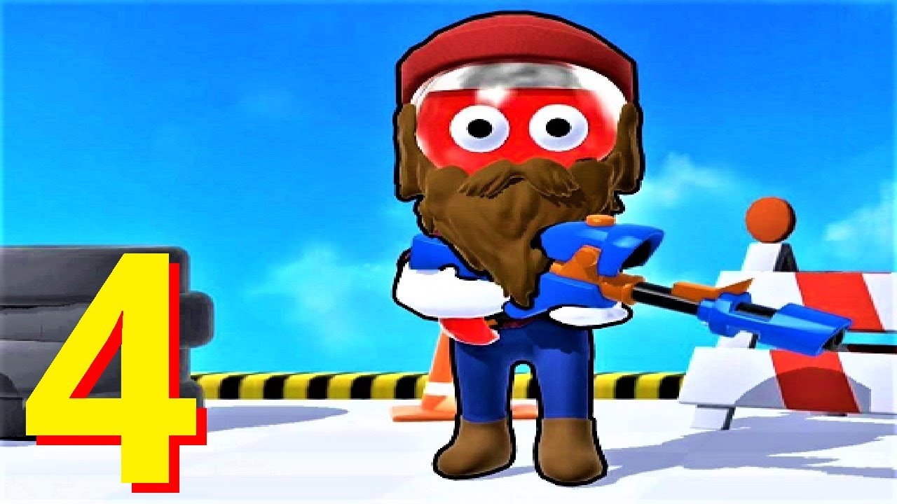 🟠 Dye Hard - Color War 🔫 GAMEPLAY Part 4 NEW Weapon + Upgrades (Android ...