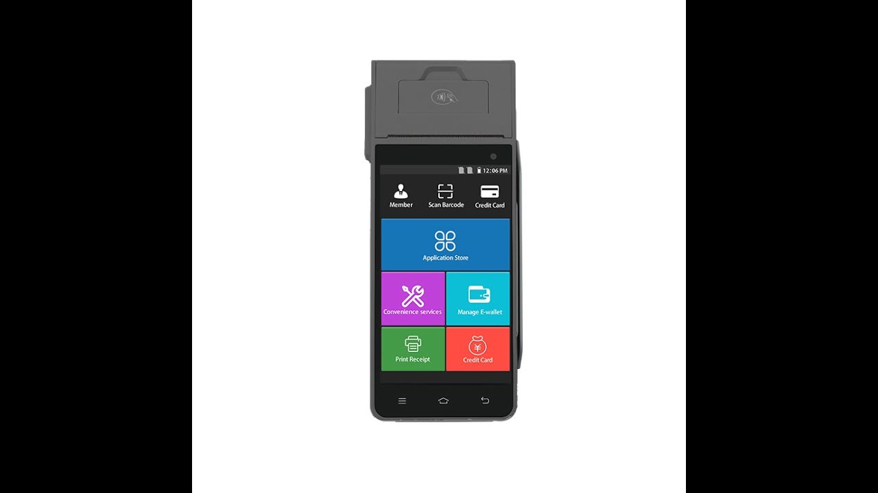 TOTALPOS H-Z90 MOBILE PAYMENT SMART POS TERMINAL - YouTube