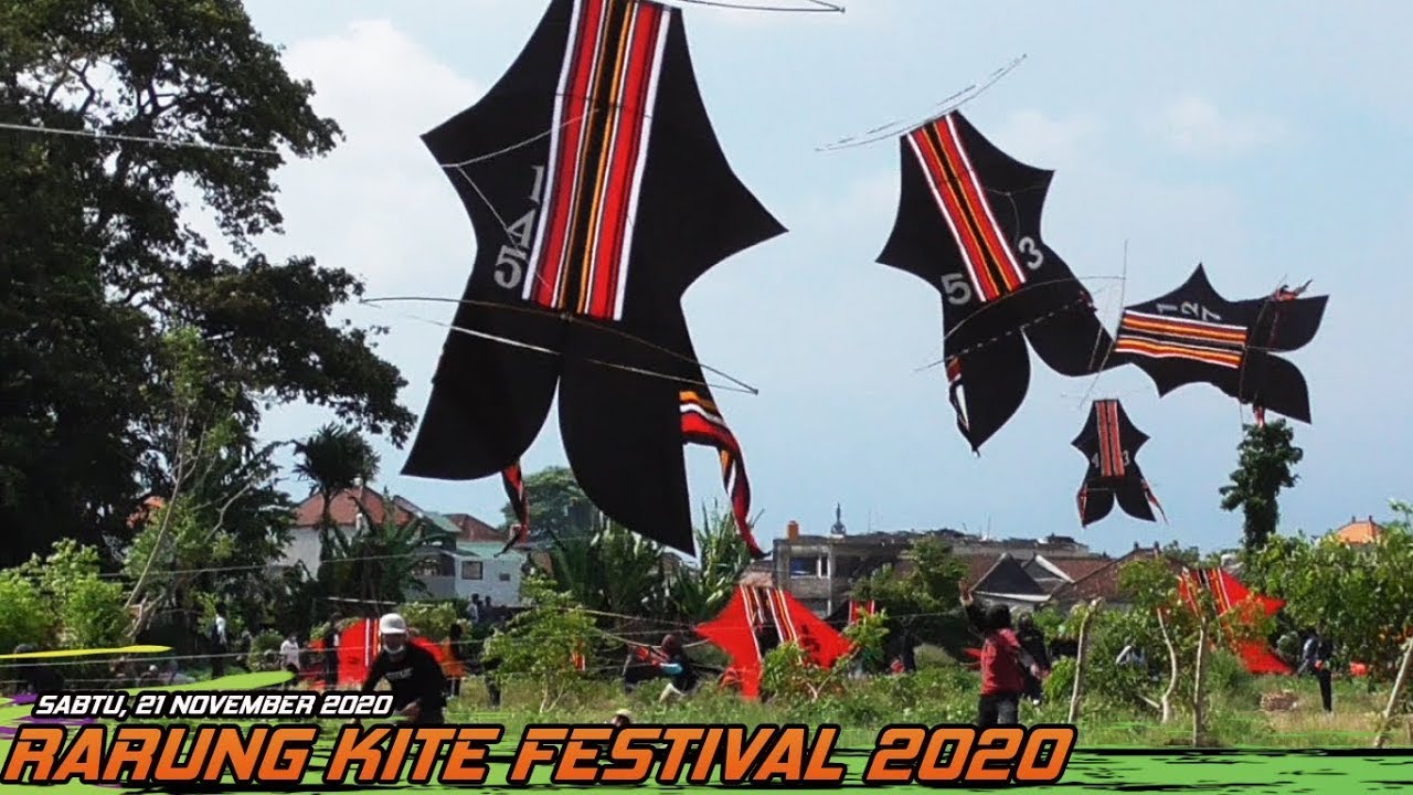 LOMBA LAYANGAN AKHIR MUSIM RARUNG KITE FESTIVAL 2020 - YouTube
