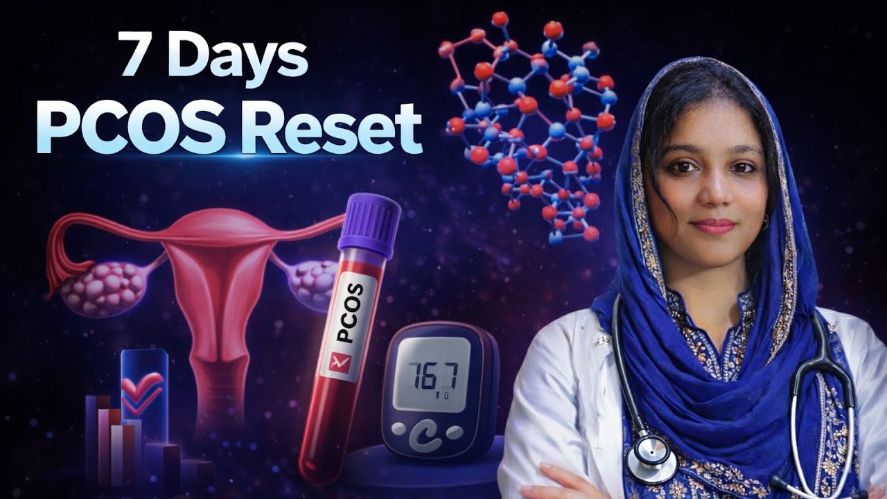 7 Din ka PCOS Reset | Dr Zeba Naaz Live #pcos @doctorzebanaaz || # ...