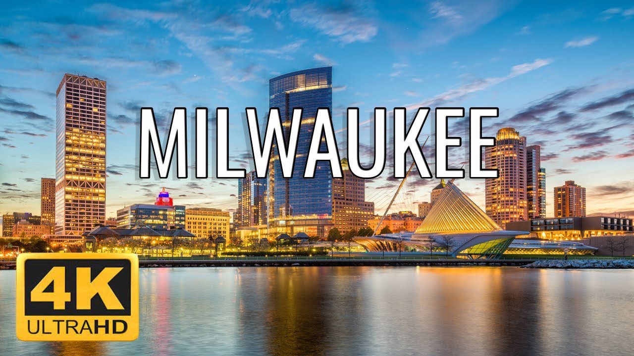 Milwaukee At Night, Wisconsin, USA 🇺🇸 | 4K Drone Footage - YouTube