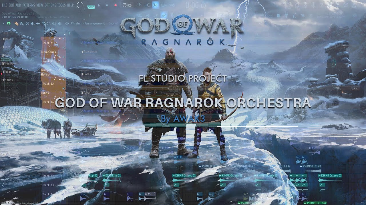 God of War Ragnarok Theme Orchestra (by Awak3) | FL Studio 21 - YouTube