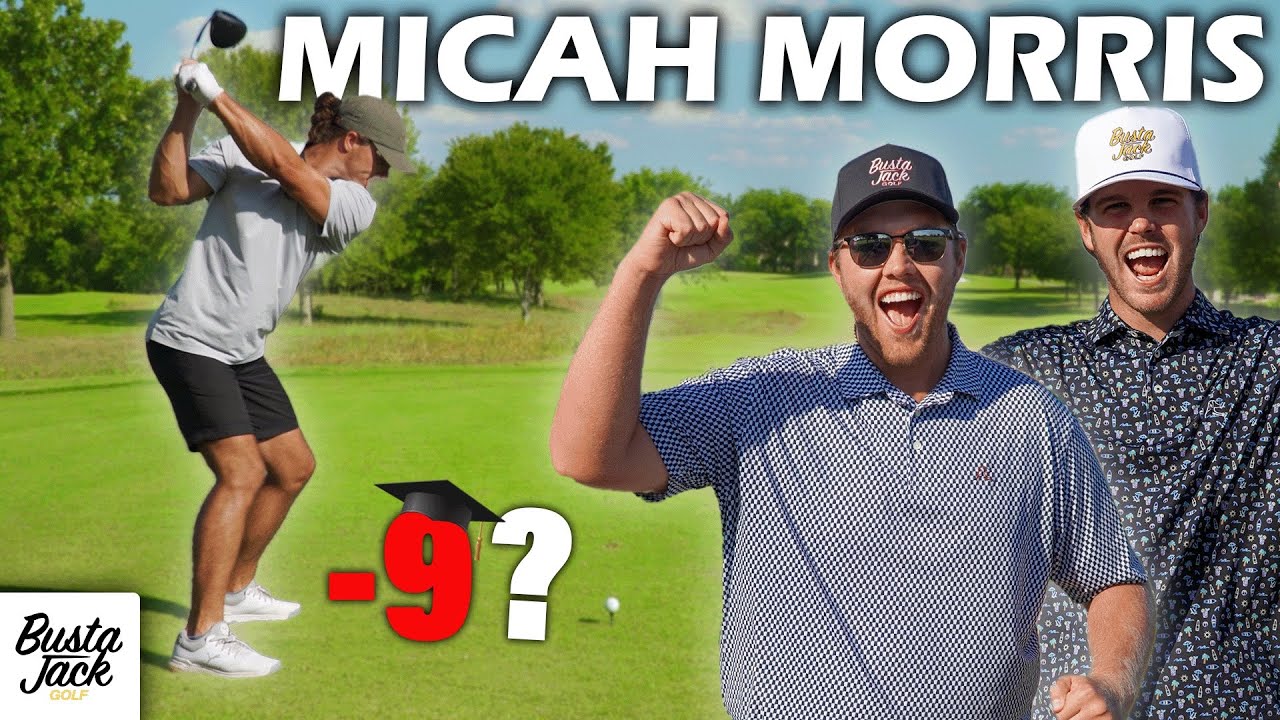 WE Played A PERFECT Round Of Golf With MICAH MORRIS! Black Tees ...