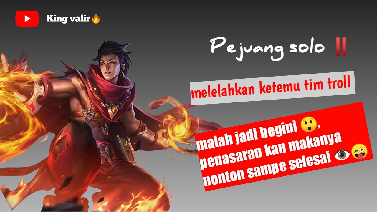 Main solo🥵, perjuangan mempertahankan base ‼️ ketemu tim troll👀 - YouTube