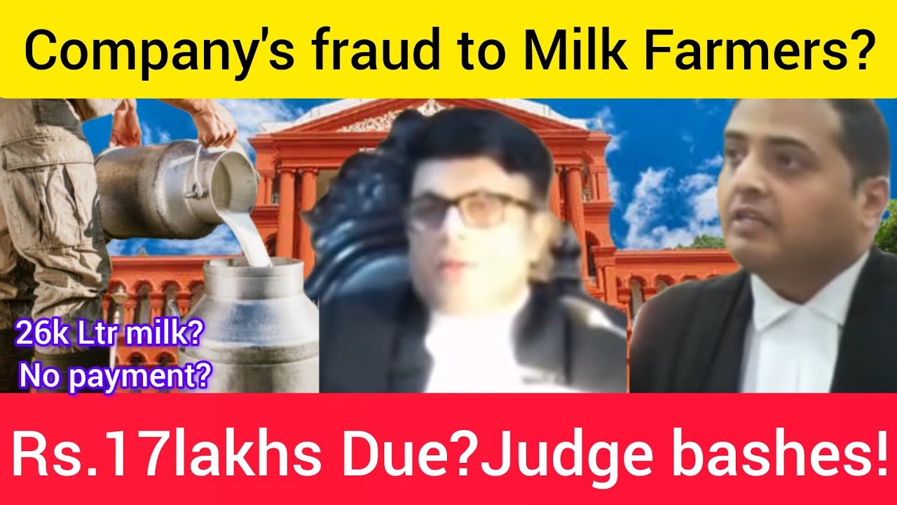 Why hit on Farmer's stomach?Do the payment#highcourt - YouTube