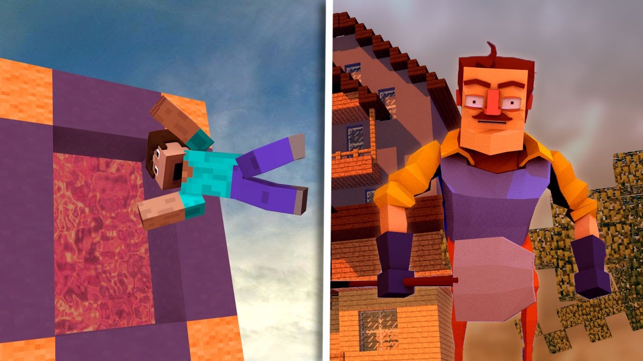 Minecraft - How to Make a Portal to HELLO NEIGHBOR! (Hello Neighbor in ...