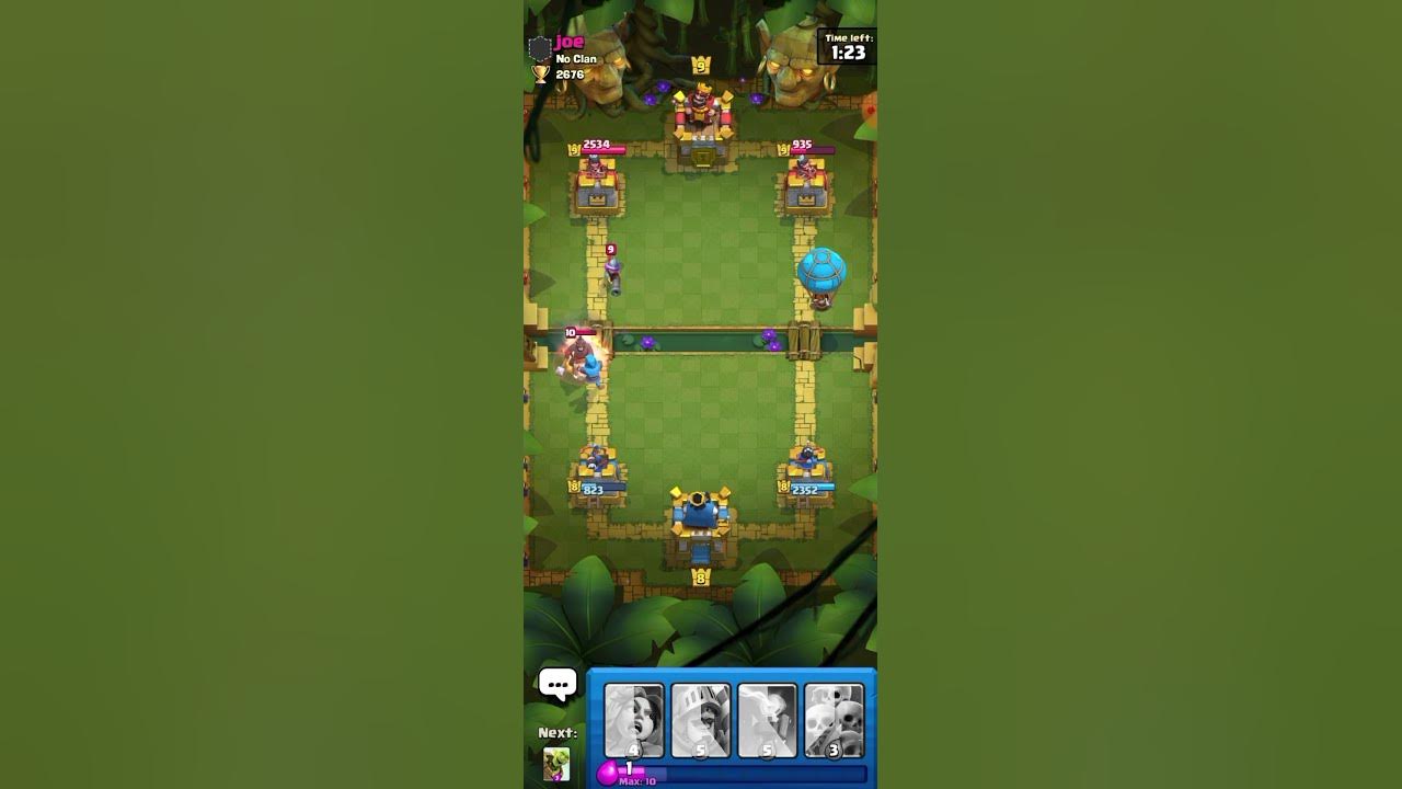 Clash Royle (Match 283) 《 Match with Joe 》 Arena 9 🎃🎃🎃 - YouTube