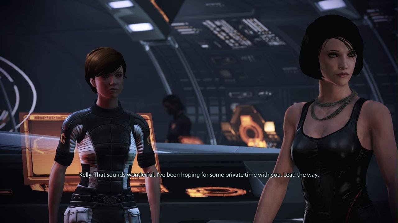Kelly Hooks Up With Shepard & Feeds Her Fish- Mass Effect 2 (PS5) - YouTube