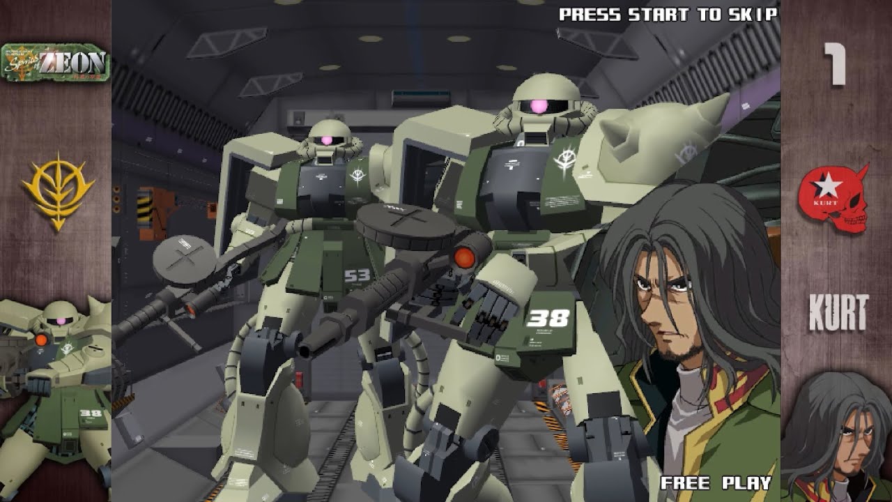 MOBILE SUIT GUNDAM SPIRITS OF ZEON - GAMEPLAY 1 PLAYER LEVEL 1 WITH ...