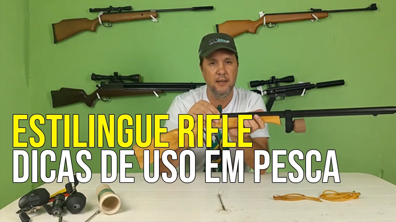 Estilingue Rifle M3 Dicas de uso em Pesca - YouTube