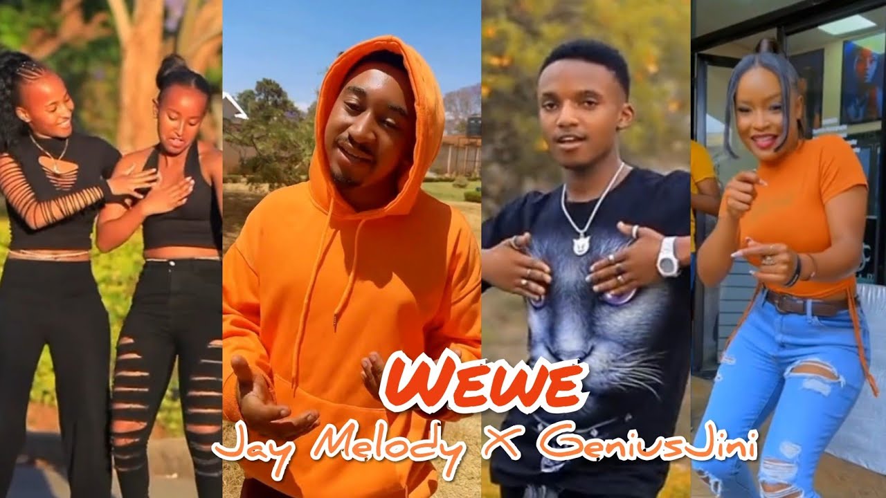 Jay Melody - Wewe 😍 TikTok Dance Challenge ft GeniusJunix66 - YouTube
