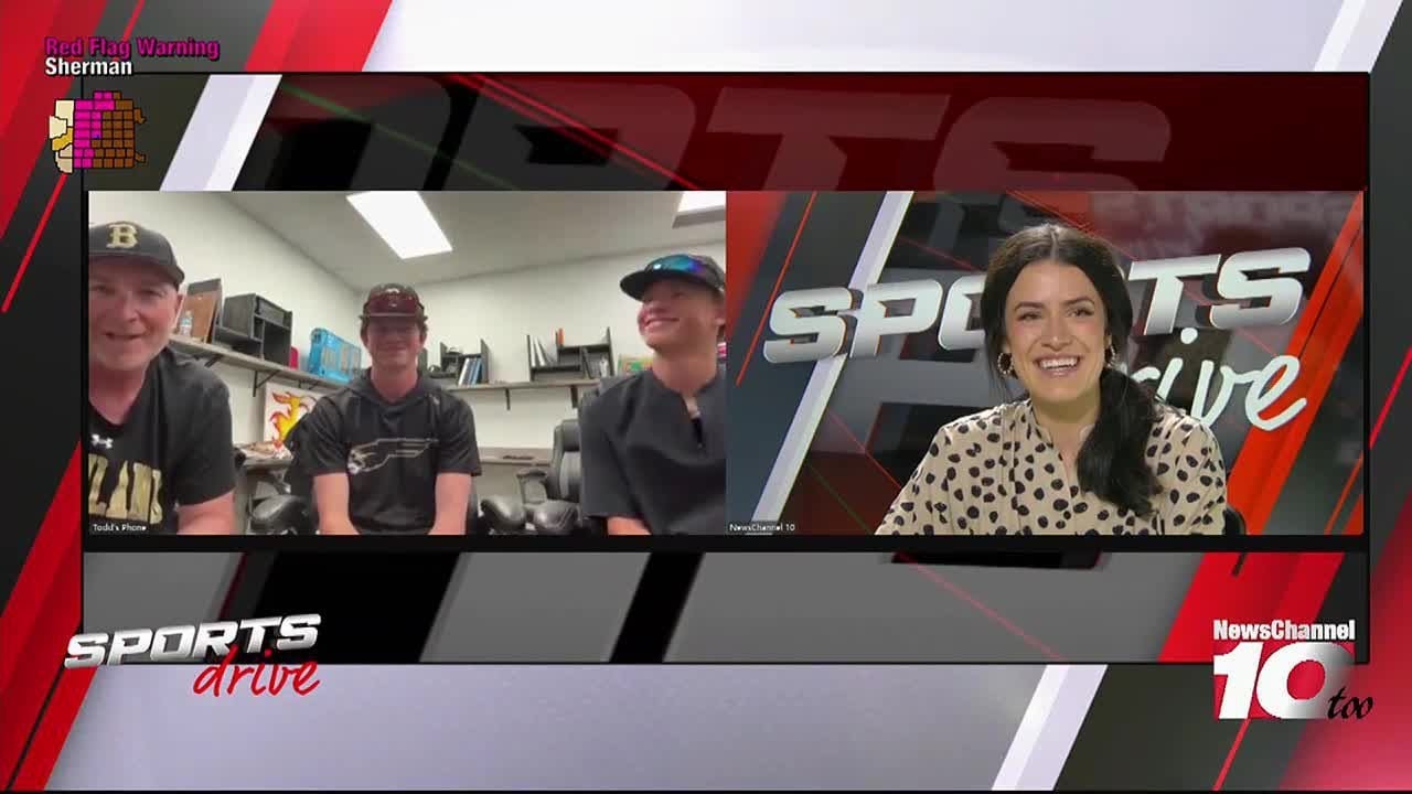 SPORTS DRIVE: Bushland baseball checks in ahead of Friday's game - YouTube