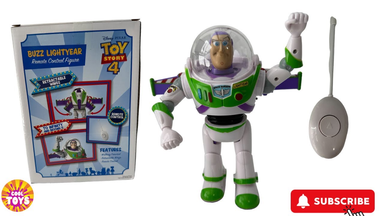 Buzz Lightyear Toy Story 4 - With Remote control Unboxing #cooltoys ...