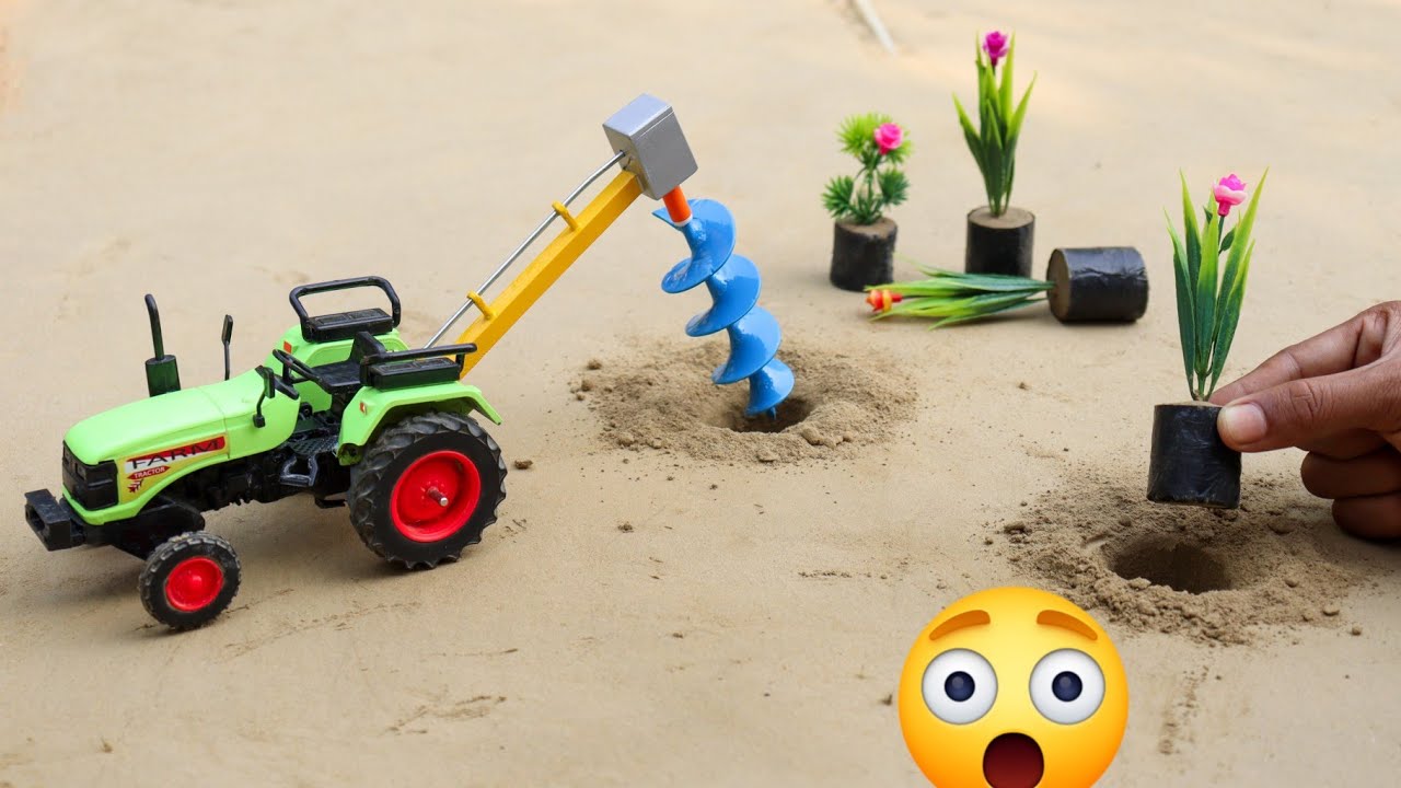 top most creative mini farming project | tree plant machine | science ...