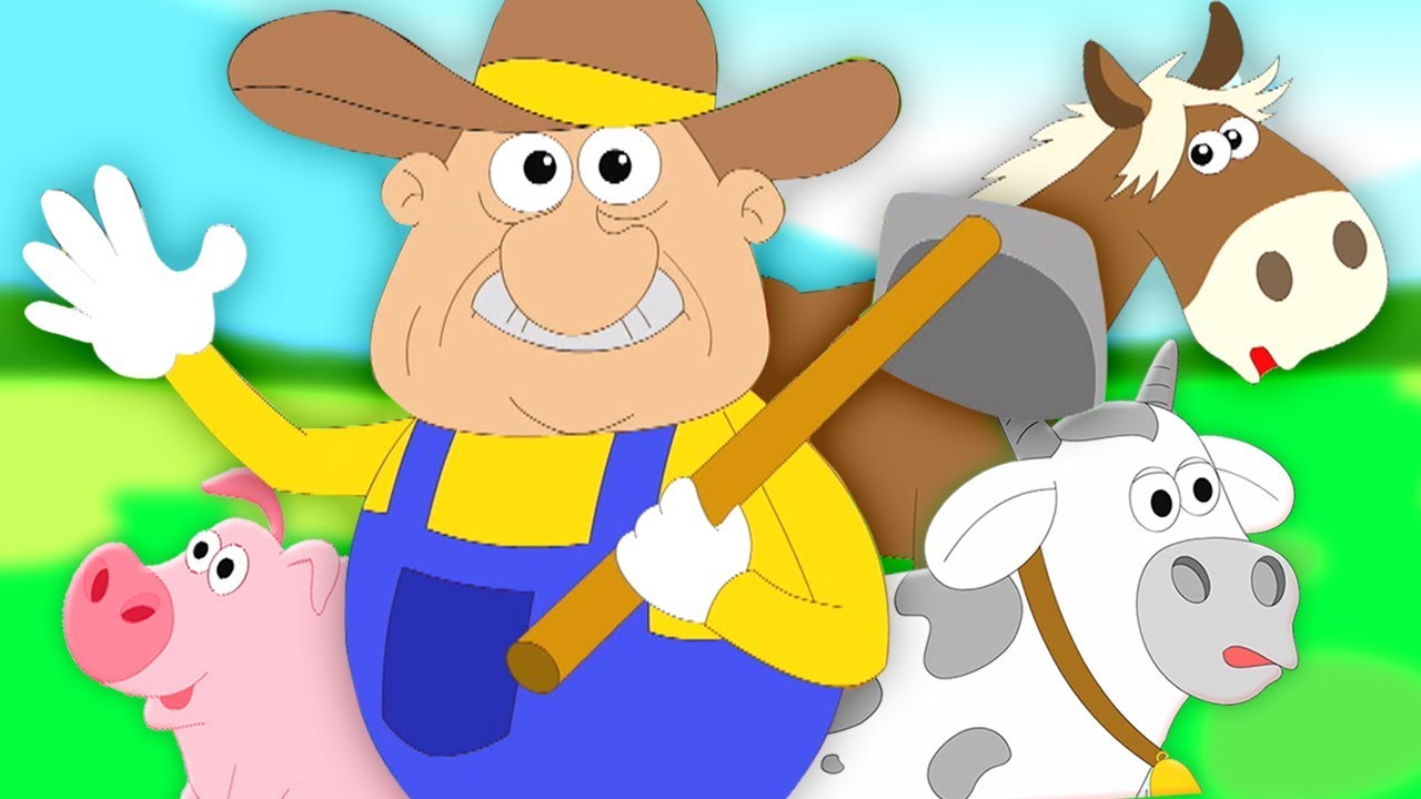 El viejo Macdonald tenía una granja | granja canción | Old Macdonald ...