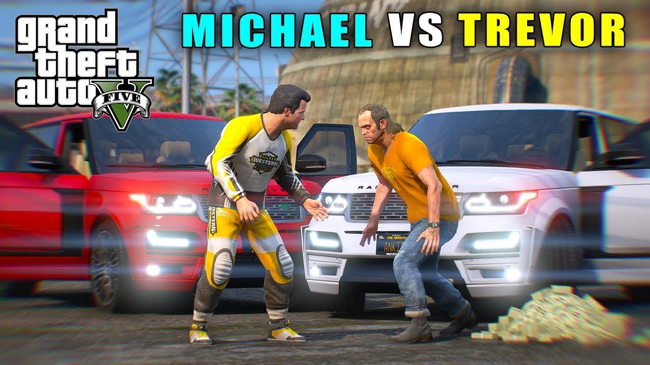 MICHAEL VS TREVOR CAR RACE | GTA V GAMPLAY - YouTube