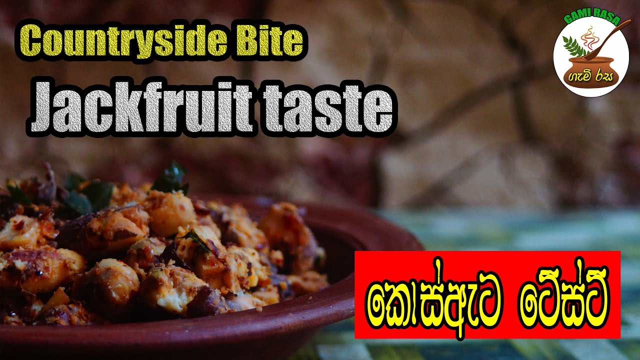 JACKFRUIT SEEDS TASTE BITE [Countryside Bite] කොස් ඇට ටේස්ට් [ගම්බද ...