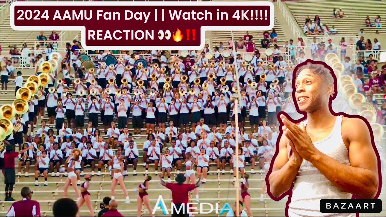 2024 AAMU Fan Day | | Watch in 4K!!!!REACTION👀🔥‼️ - YouTube