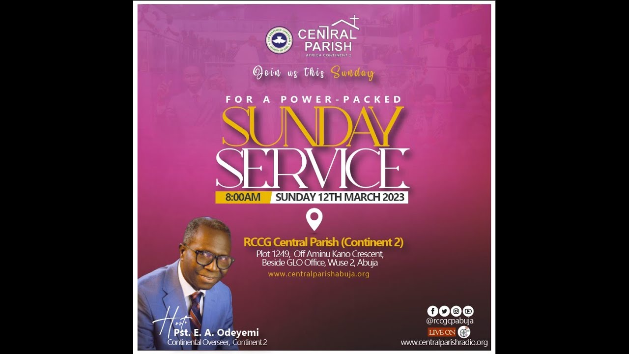 RCCG CP Sunday Service - || 12-03-2023 - YouTube