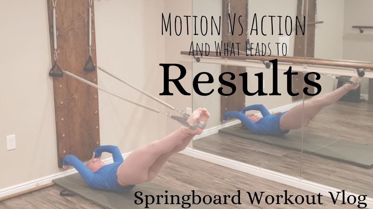 Springboard Workout Vlog and Chat: Motion Vs Action from Atomic Habits ...