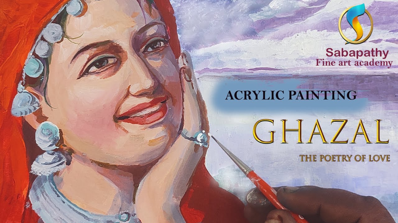 GHAZAL (The poetry of Love ) I Beauties on colors I Acrylic Painting I ...