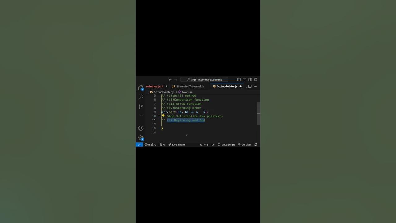 Shorts Javascript Shorts Initiating Navigation Setting Up Pointer Pairs Youtube