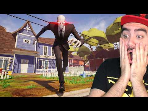 SLENDER MAN GELDI ÇOK HIZLI - HELLO NEIGHBOR MODS