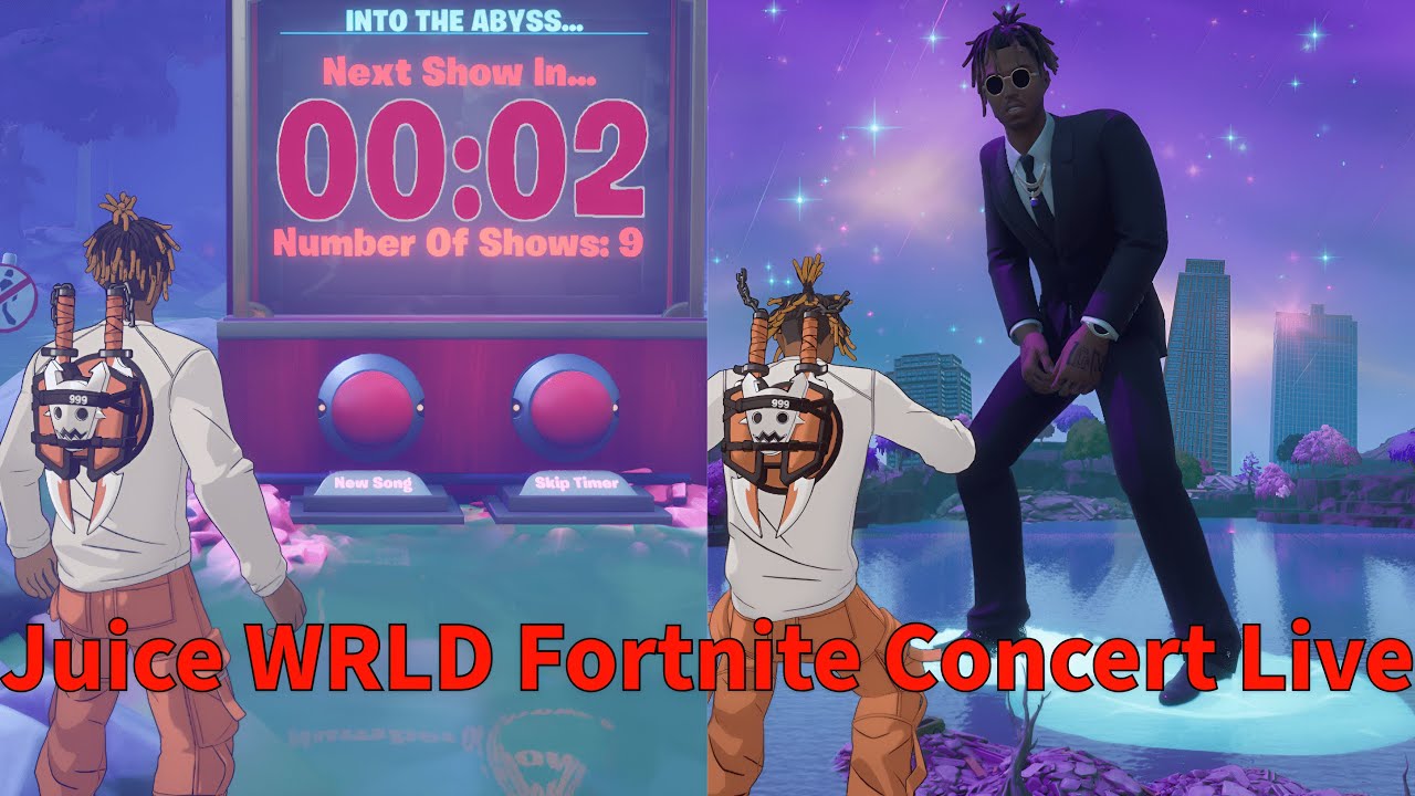 Juice WRLD Fortnite Concert Live - YouTube