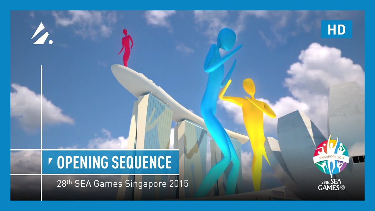 Singapore 2015 SEA Games - Mediacorp Broadcast Opening Sequence (HD Re ...