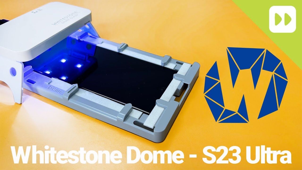 S23 Ultra - Whitestone Dome Glass Screen Protector Full Installation ...