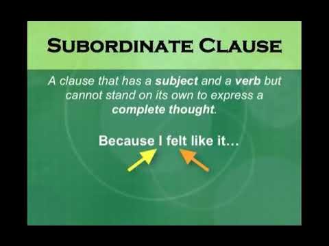 Compound Sentences and Subordinate Clauses | Comma Rules - YouTube