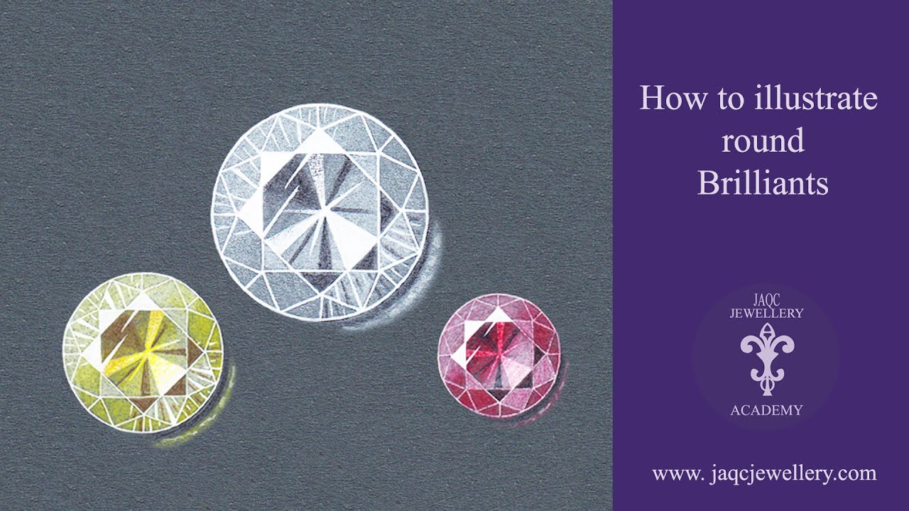 "How to illustrate round Brilliants” Course Preview - YouTube
