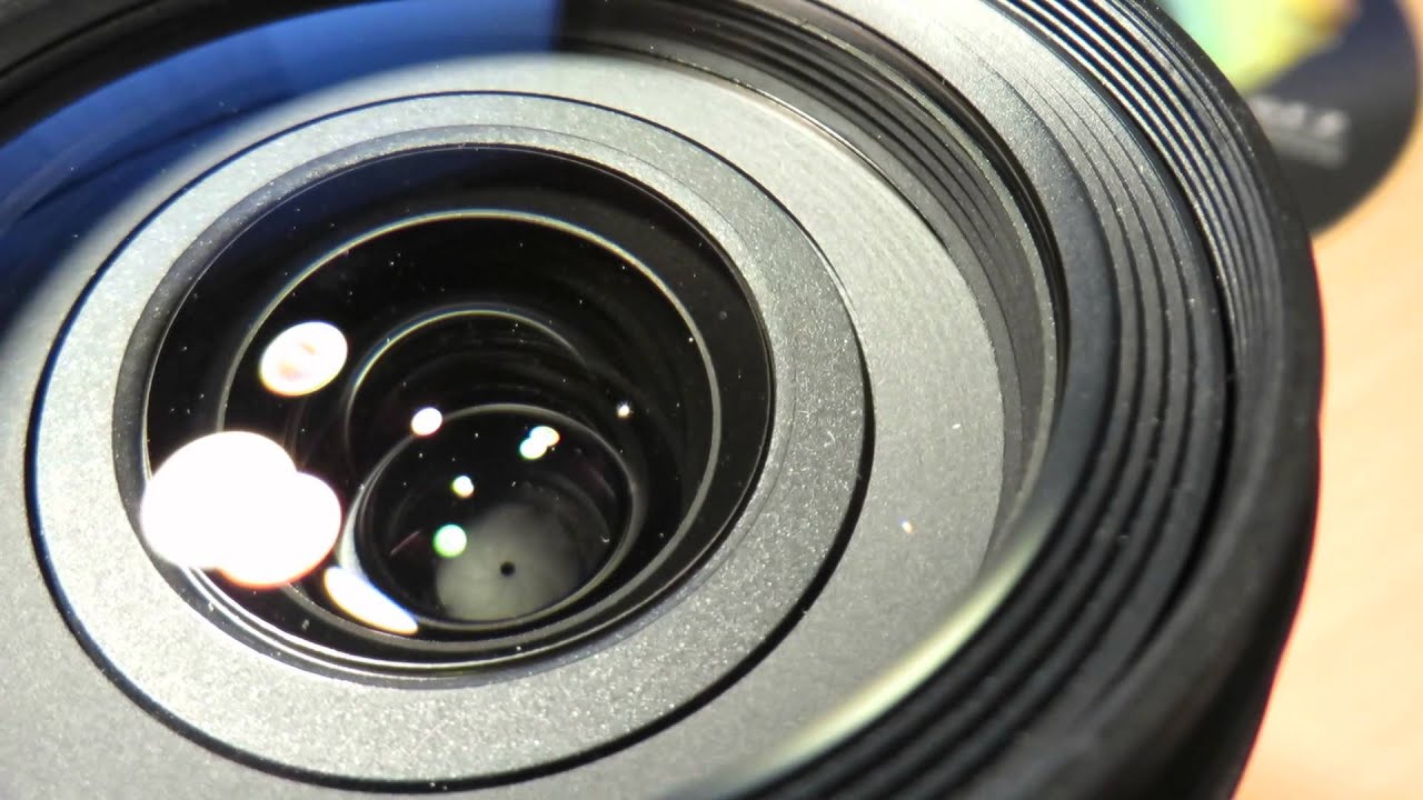 Bugs inside the lens - YouTube