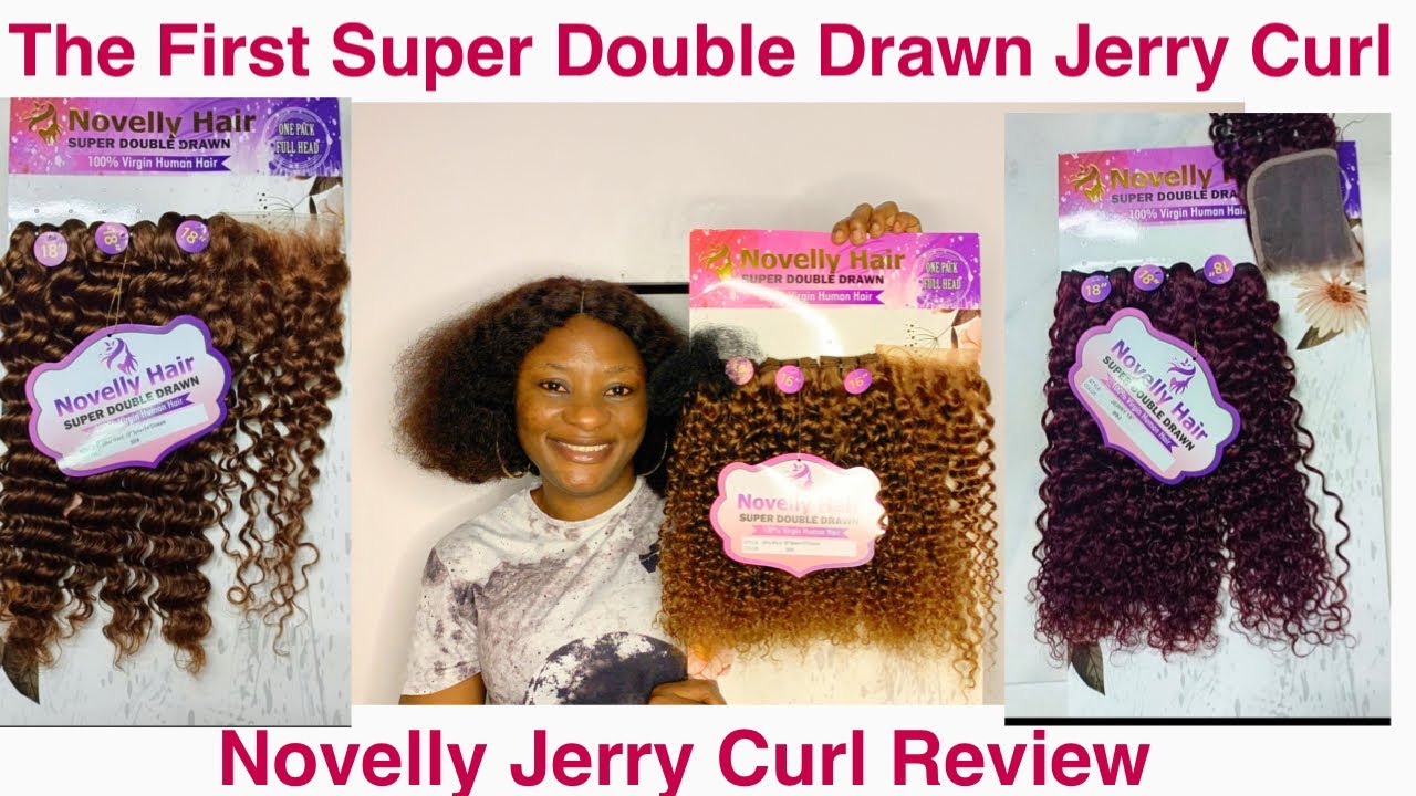 Super Drawn Jerry curl Review|Novelly Jerry Curl Packet Human Hair ...