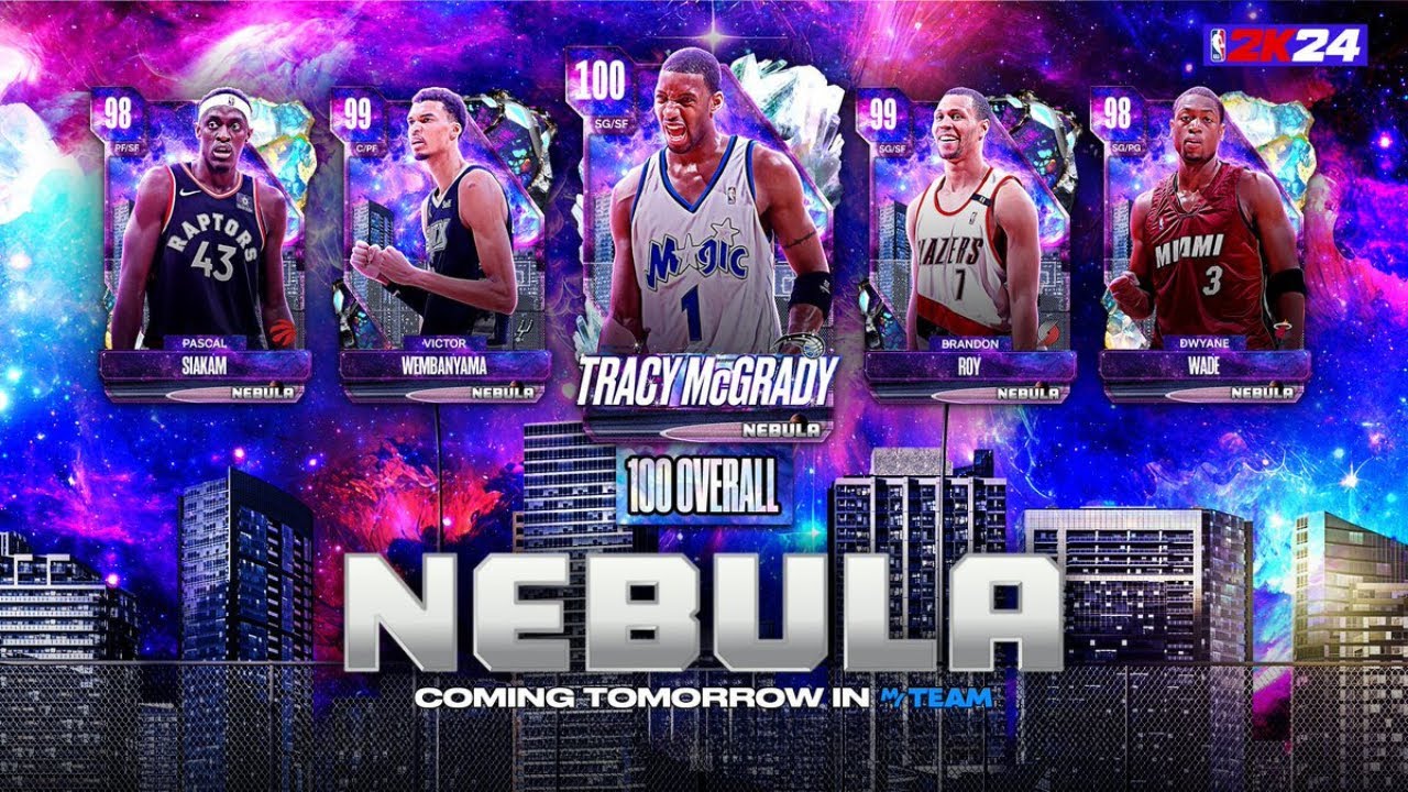 New Nebula Collection | 100 Overall T Mac & First Dark Matter Cards | NBA 2K24 MyTeam - YouTube