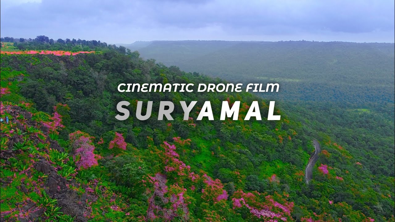 Cinematic Drone Shot #15 | Suryamal | A small hill station near Mumbai ...