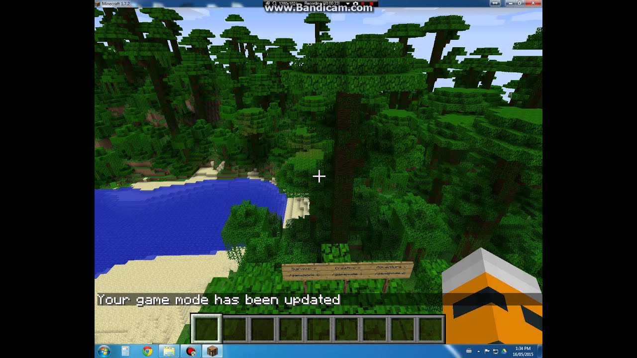 Simple Command Tutorials- Game modes (survival, creative, adventure ...
