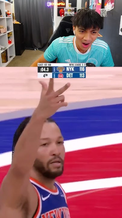 CRAZY WILD ENDING TO KNICKS VS PISTONS GAME 6 🤯🔥 #nba #nbaplayoffs #newyork #ny #knicks #detroit ...