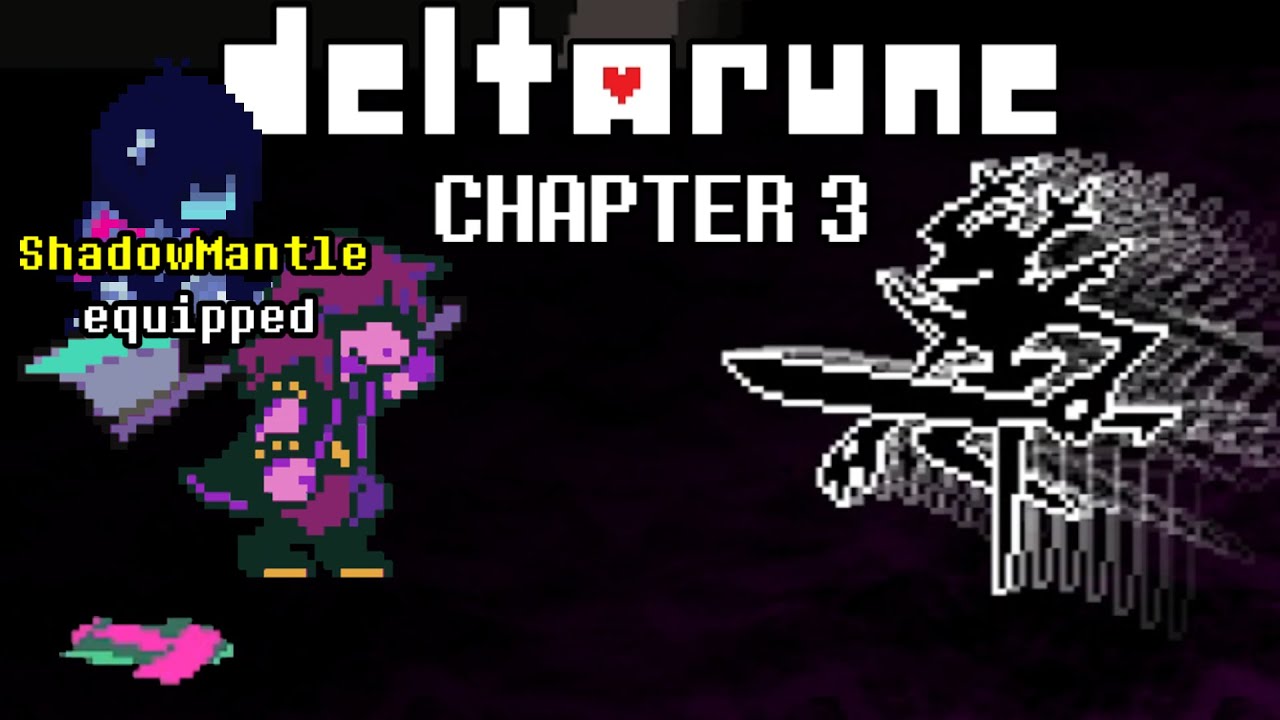 Deltarune Chapter 3 ROARING KNIGHT "Secret" Boss With Shadow Mantle ...