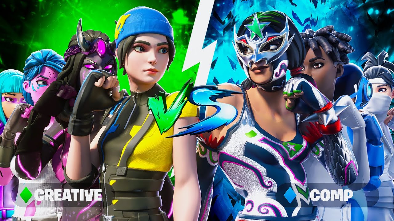 4 COMP PROS vs 4 CREATIVE WARRIORS - YouTube
