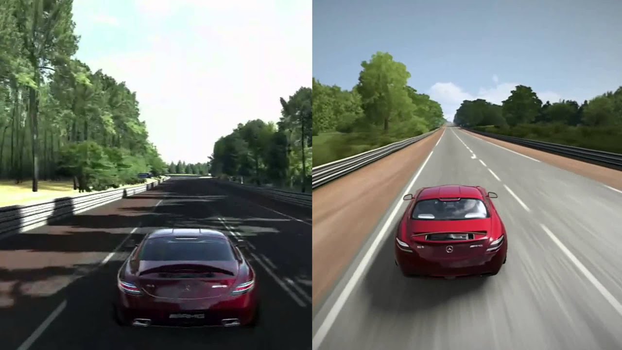 Gt5 vs Forza 4 split screen - YouTube