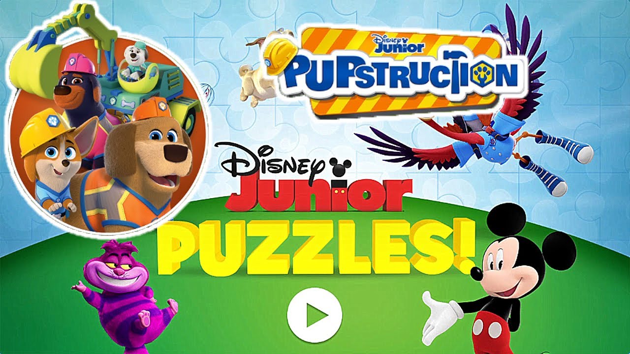 Disney Junior Puzzles! | Pupstruction - YouTube