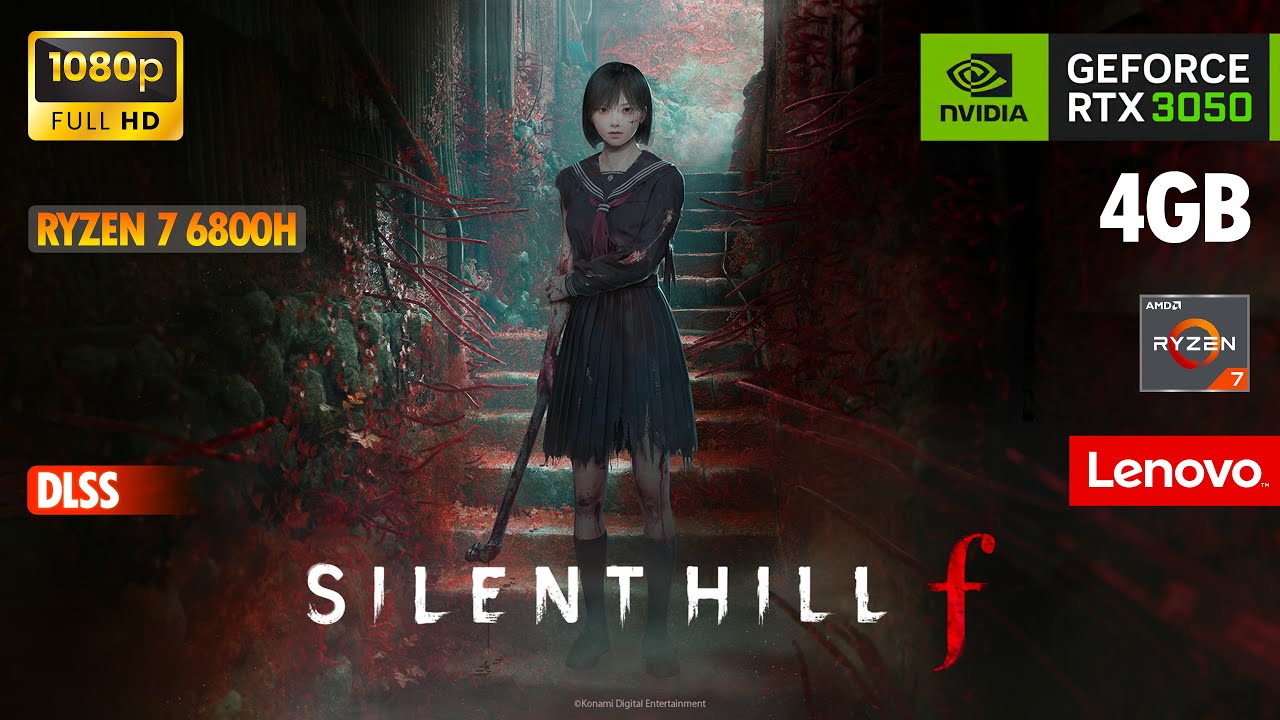 Silent Hill f | RTX 3050 Laptop | Ryzen 7 6800H | 16GB(2x8) | 1080P ...