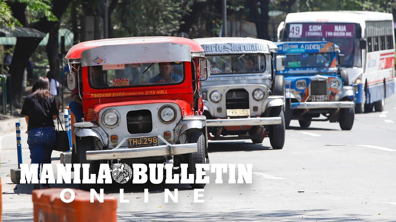 Some jeepneys continue operation despite the nationwide strike - YouTube