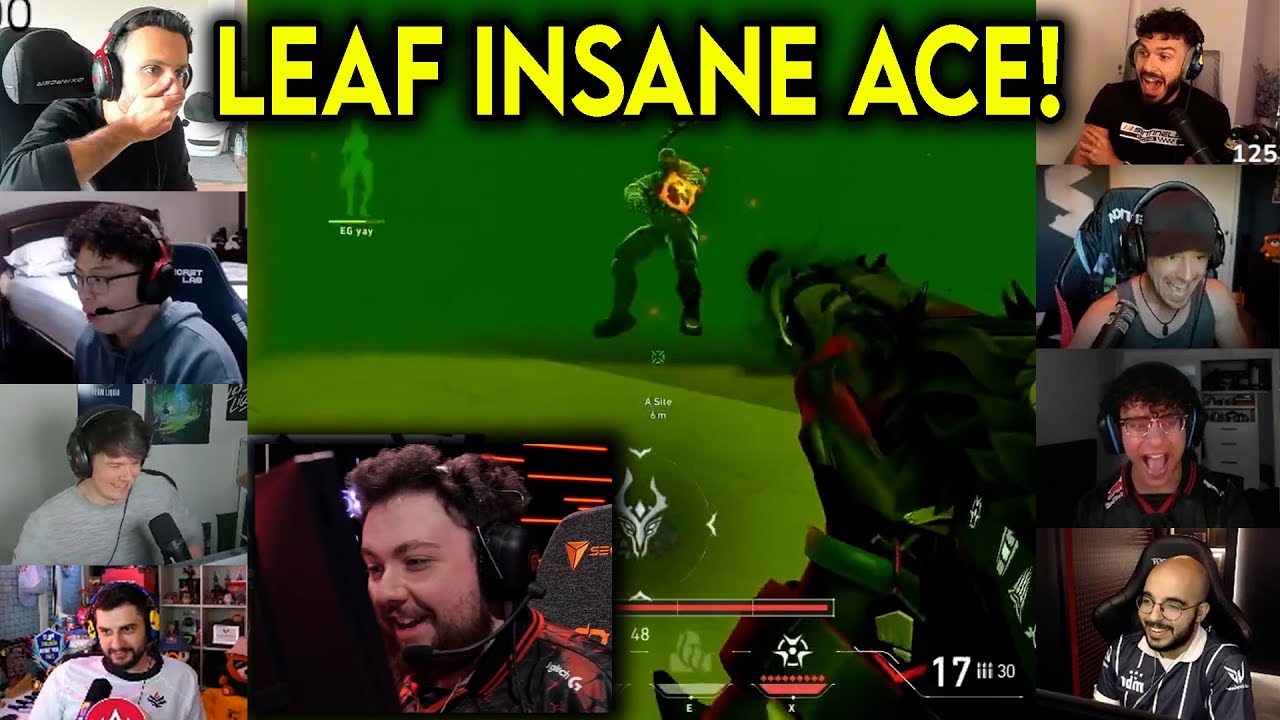 Valorant Streamers Reacts To G2 Leaf Insane ACE Against EG In VCT - YouTube