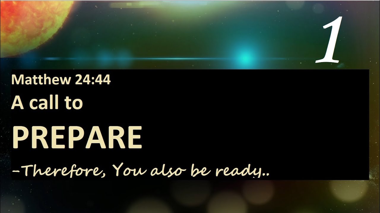 A CALL TO PREPARE - YouTube