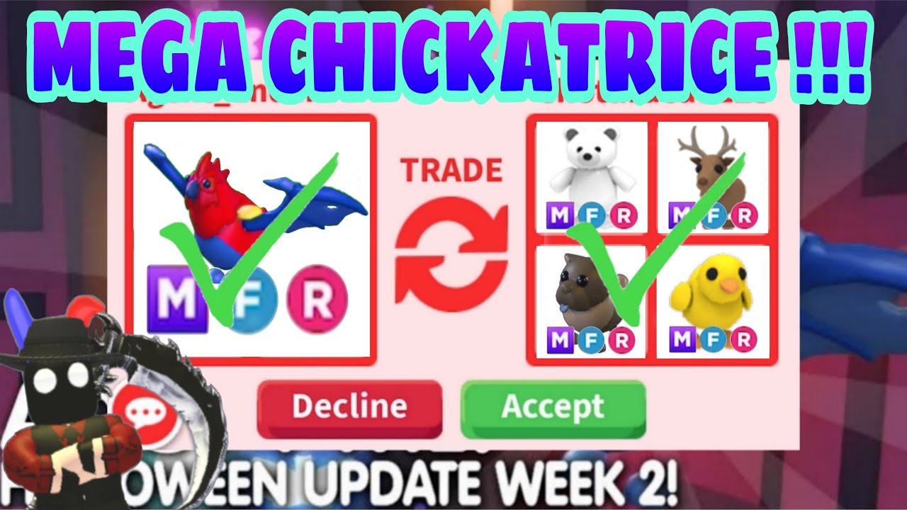 TRADING MY MEGA CHICKATRICE!!!- Roblox Adopt Me - YouTube