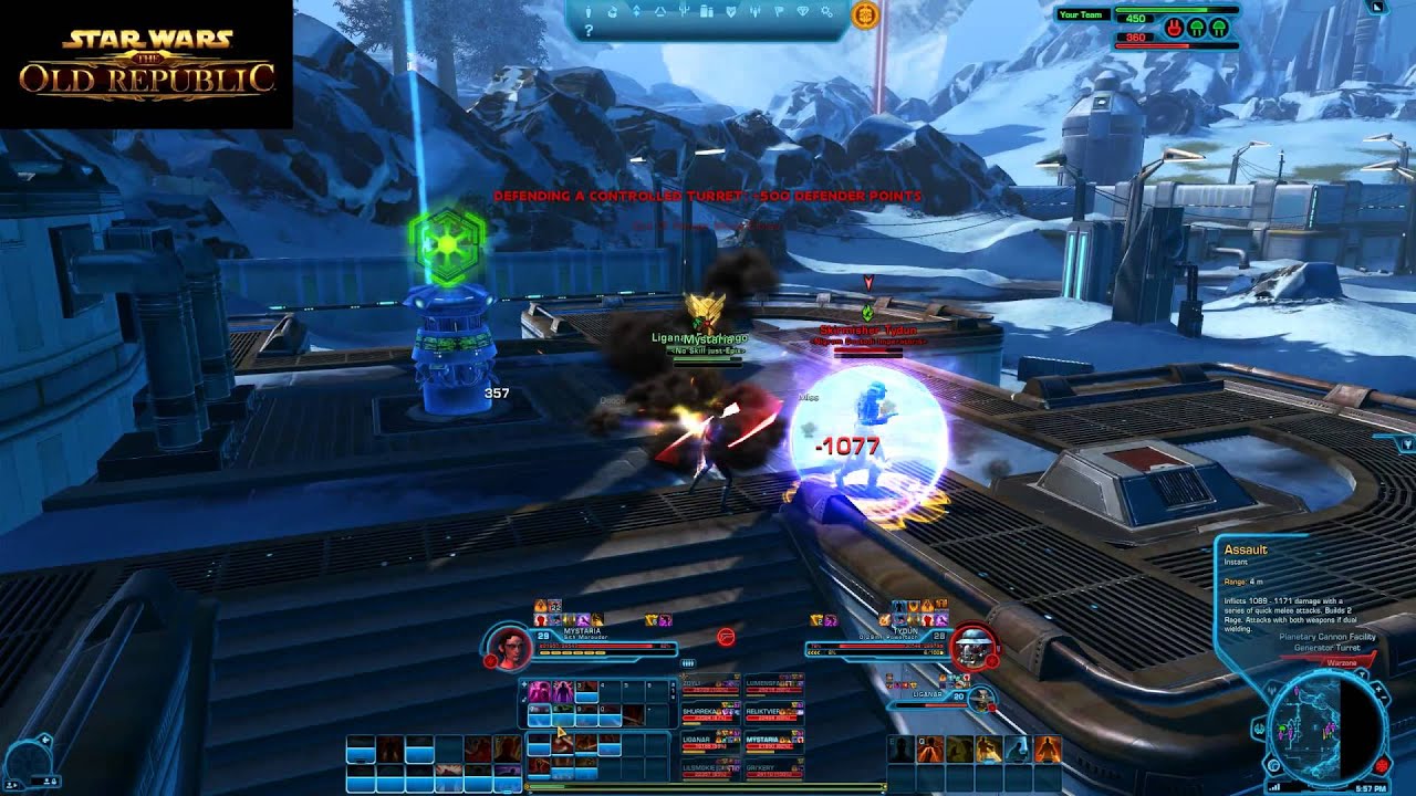 SWTOR T3-M4 Mini-PvP Sith Marauder Carnage 2014 10 31 3/10 The Civil ...
