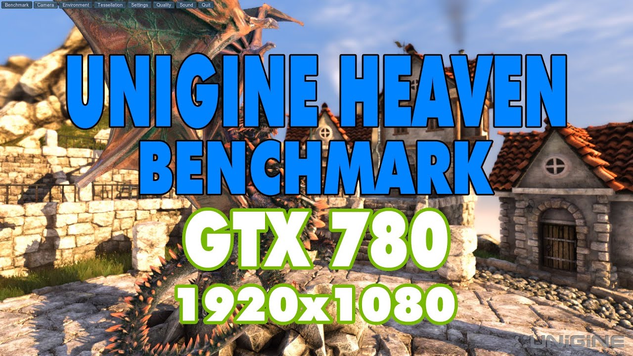 Unigine Heaven Benchmark Max Settings (1080p) - GTX 780 - YouTube