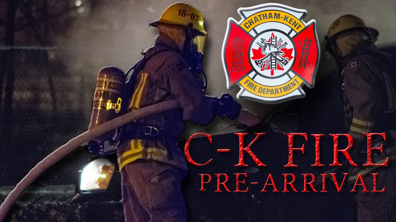 C-K Fire - Pre-Arrival, 71 Marlborough St. Vehicle Fire, Blenheim, 12 ...